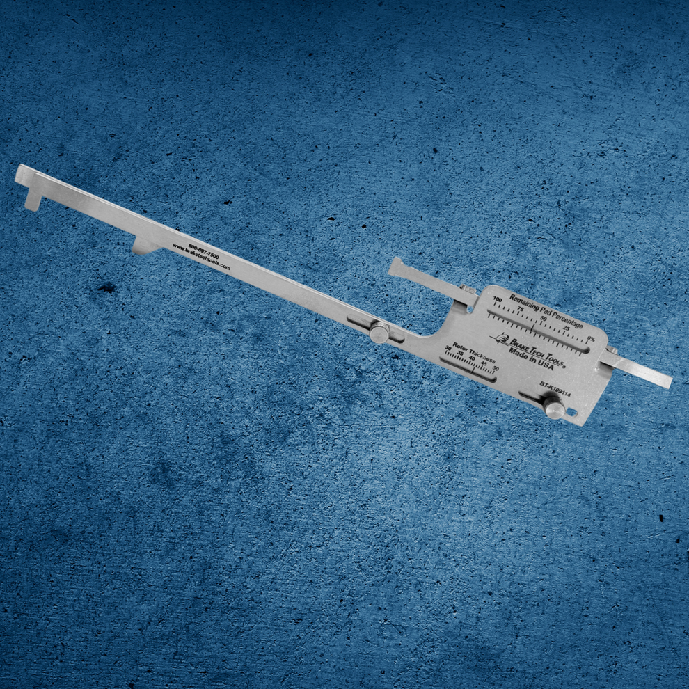 BT-K109114-1 Air Disc Brake Pad and Rotor Gauge – Brake Tech Tools, LLC